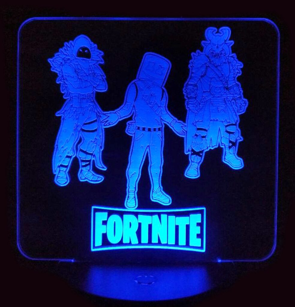 Lampara acrilica Skins Fortnite - Lomasoriginal.com