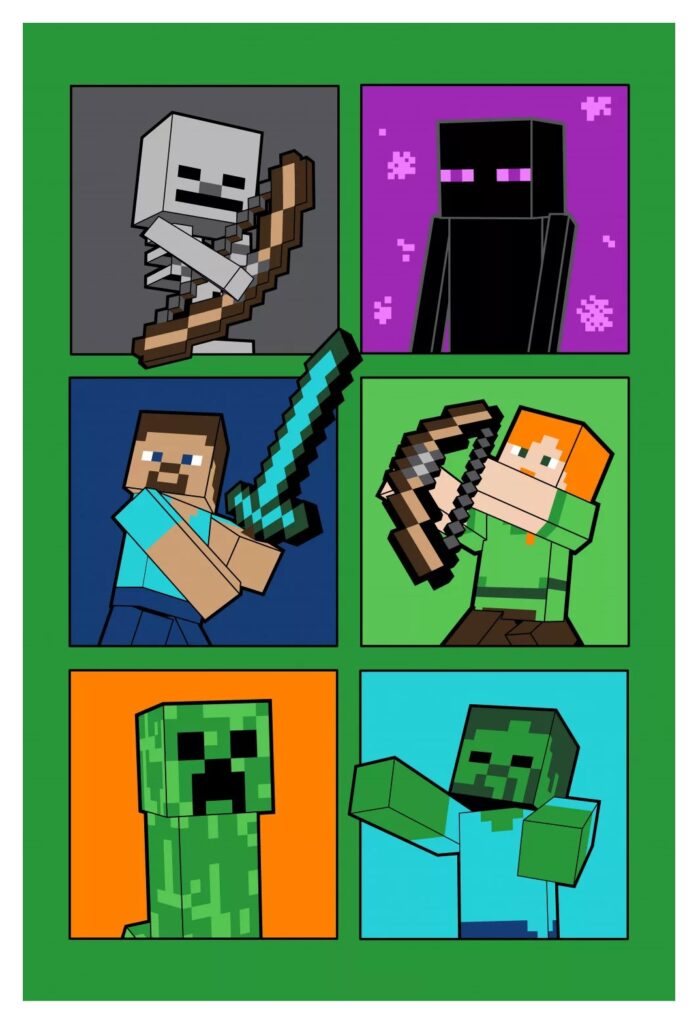 Manta polar Personajes Minecraft - Lomasoriginal.com